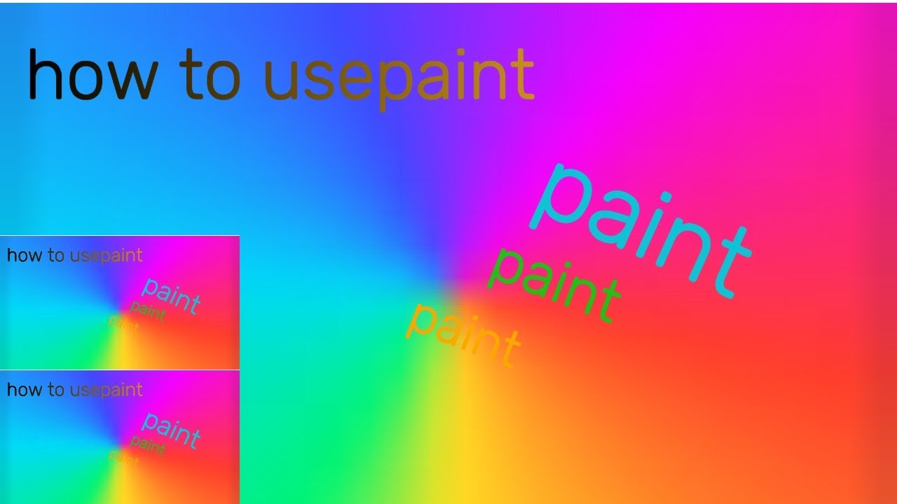 Paint Youtube