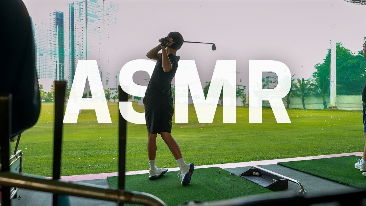 Asmr Golf Early Morning Range Youtube