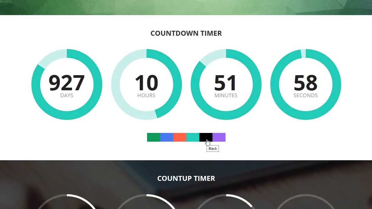 Circletimer Jquery Countdown Timer Youtube