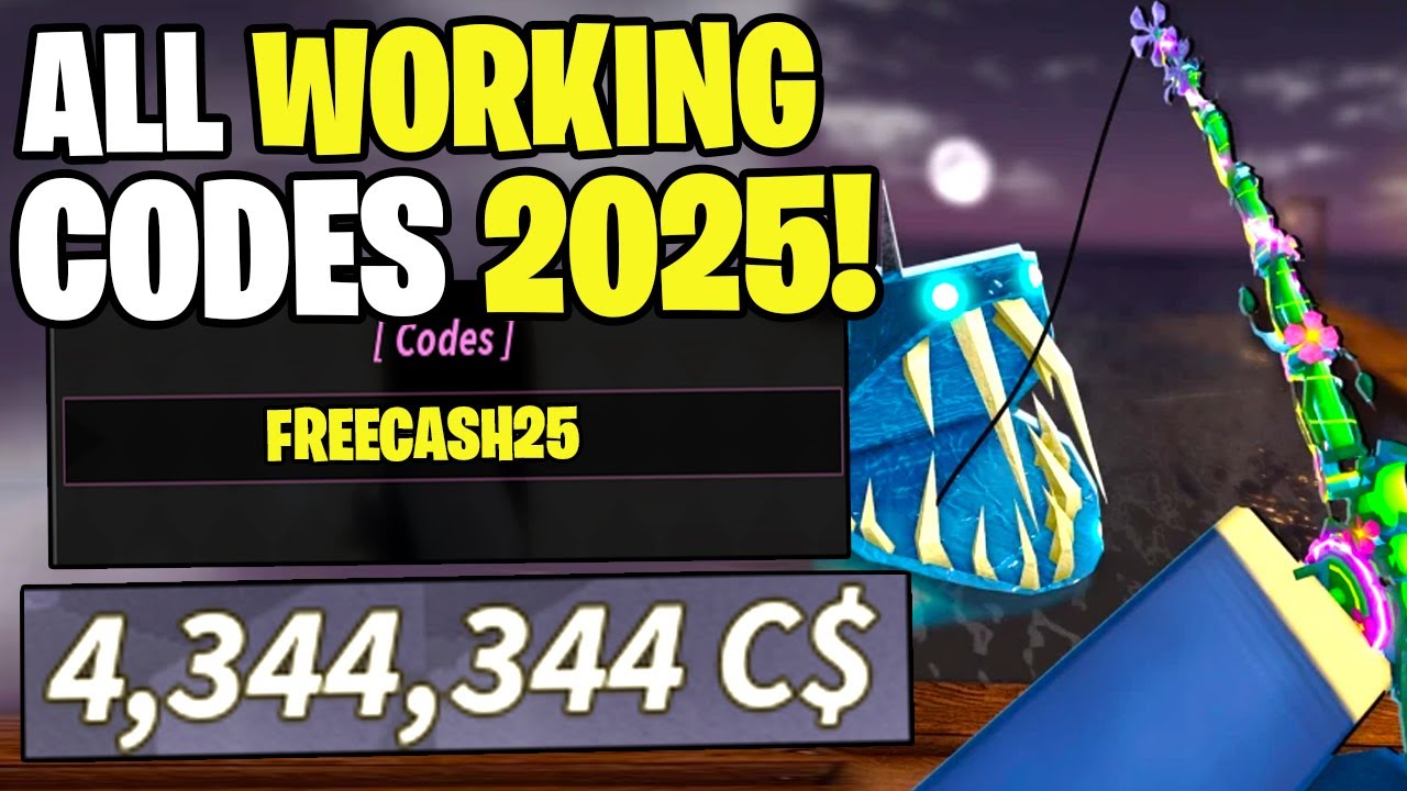 New All Working Codes For Fisch In 2025 Roblox Fisch Codes Youtube
