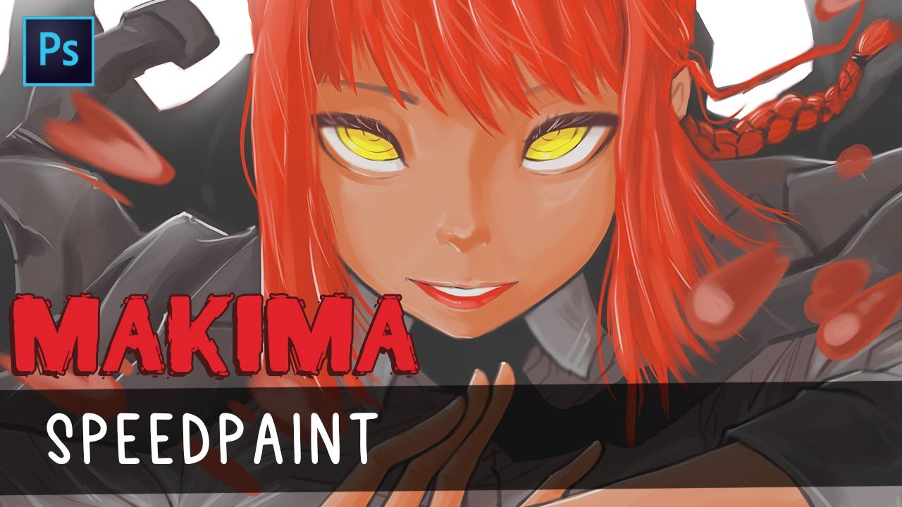 Makima Chainsawman Speedpaint Youtube