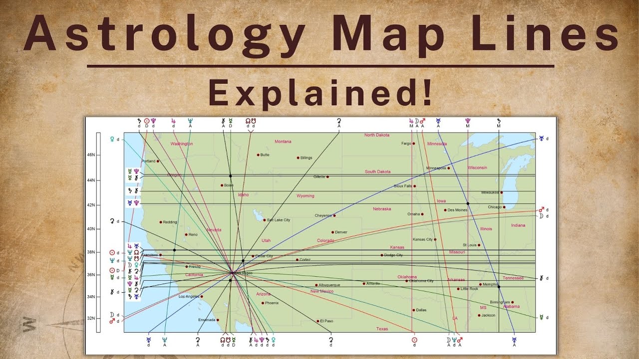 Astrology Map Lines Explained Angle Lines Parans And Local Space