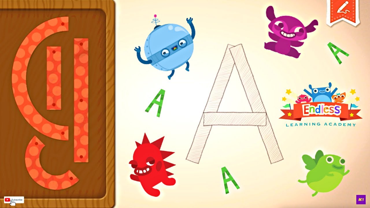 Endless Learning Academy Meet Uppercase Letter A Alphabet Puzzle