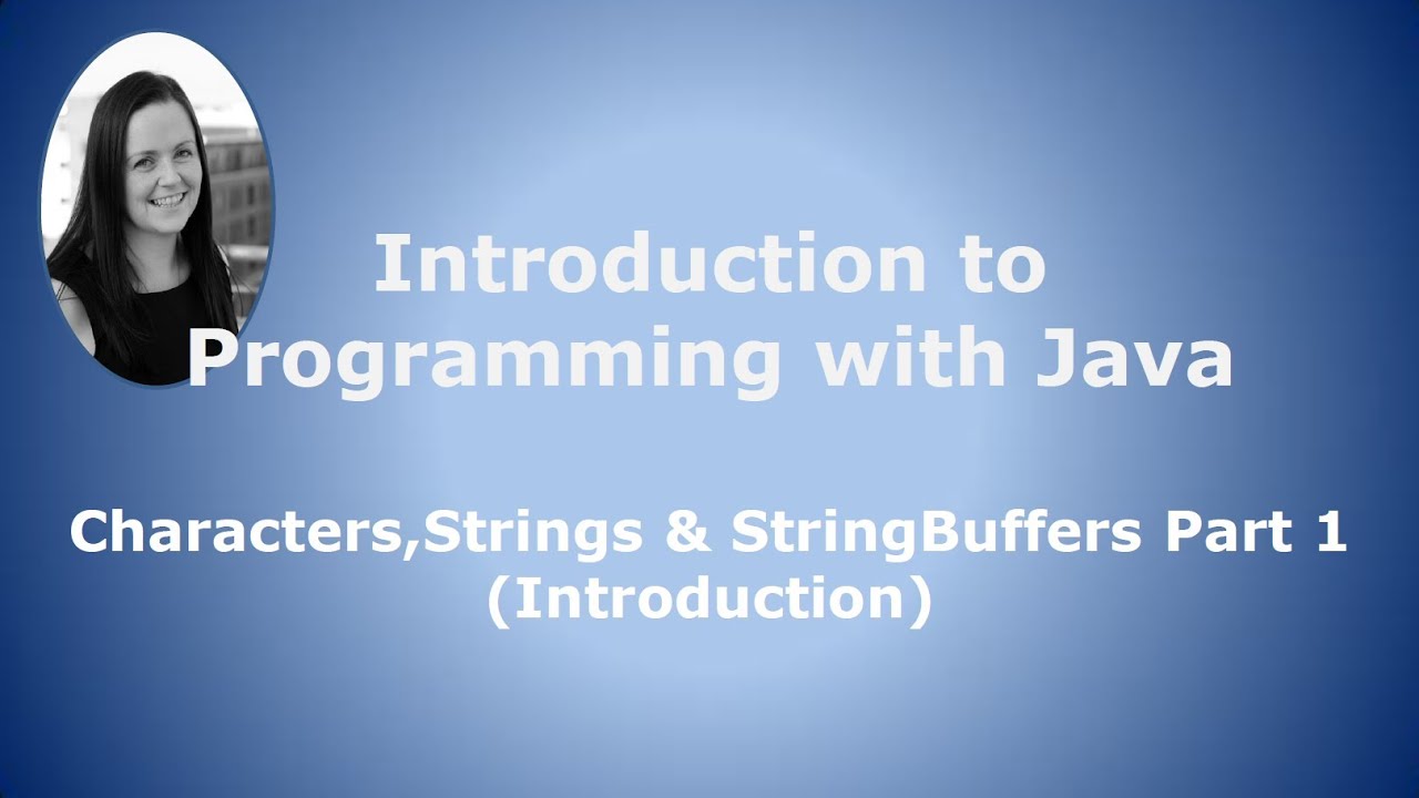 Stringbuffers Part 1 Youtube