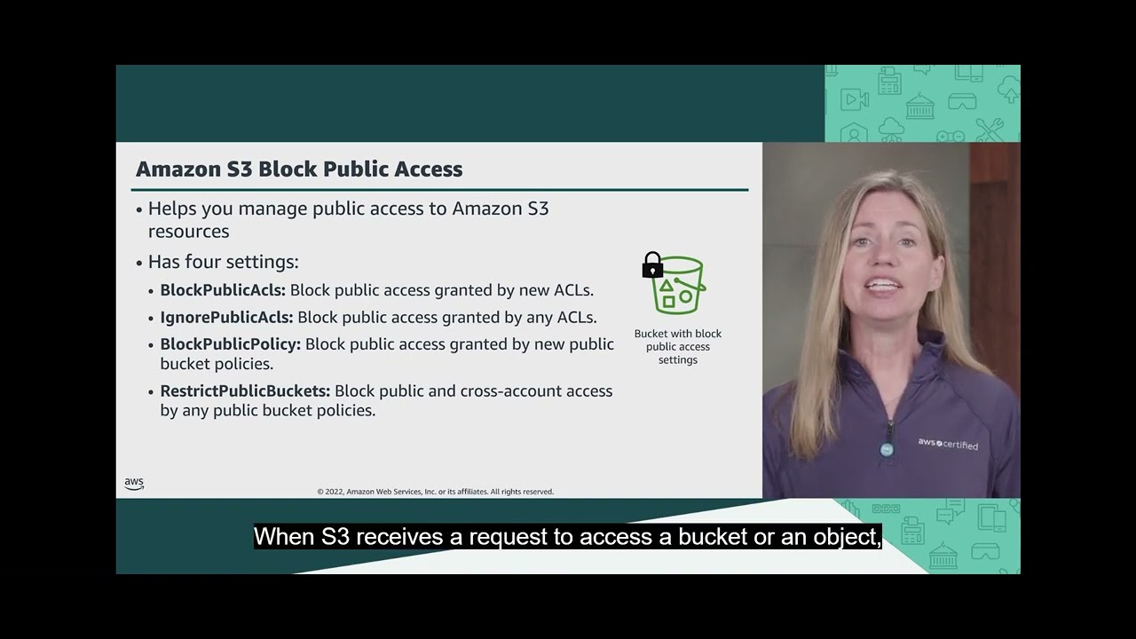 Aws Academy Cloud Security Foundations Module 5 Youtube