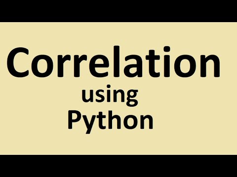 Finding Correlations In Data Using Python Youtube