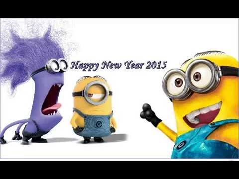 Happy New Year 2015 Funny Minions Animated 3d Wallpapers