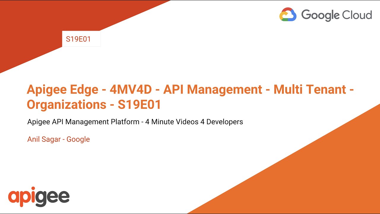 Apigee Edge 4mv4d Api Management Multi Tenant Organizations