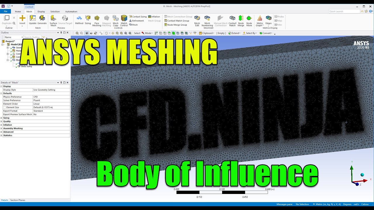Ansys 15 Meshing Tutorial Watertactical