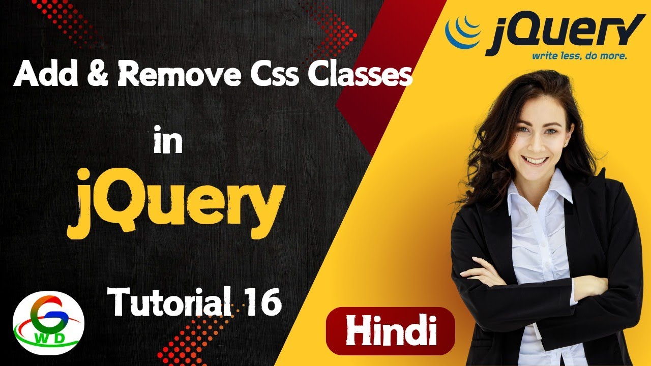 Jquery Add Remove Css Classes Guri Web Developer Jquery