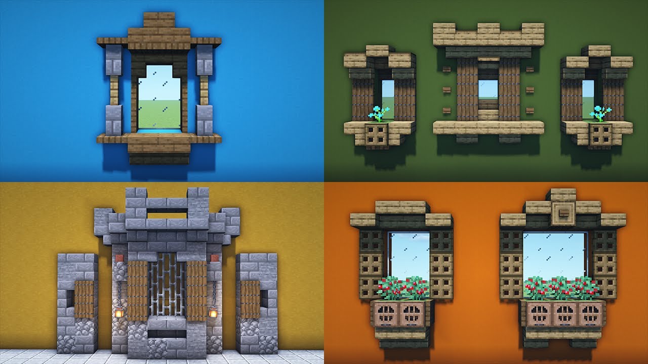 Minecraft Window Ideas At Clyde Salvador Blog