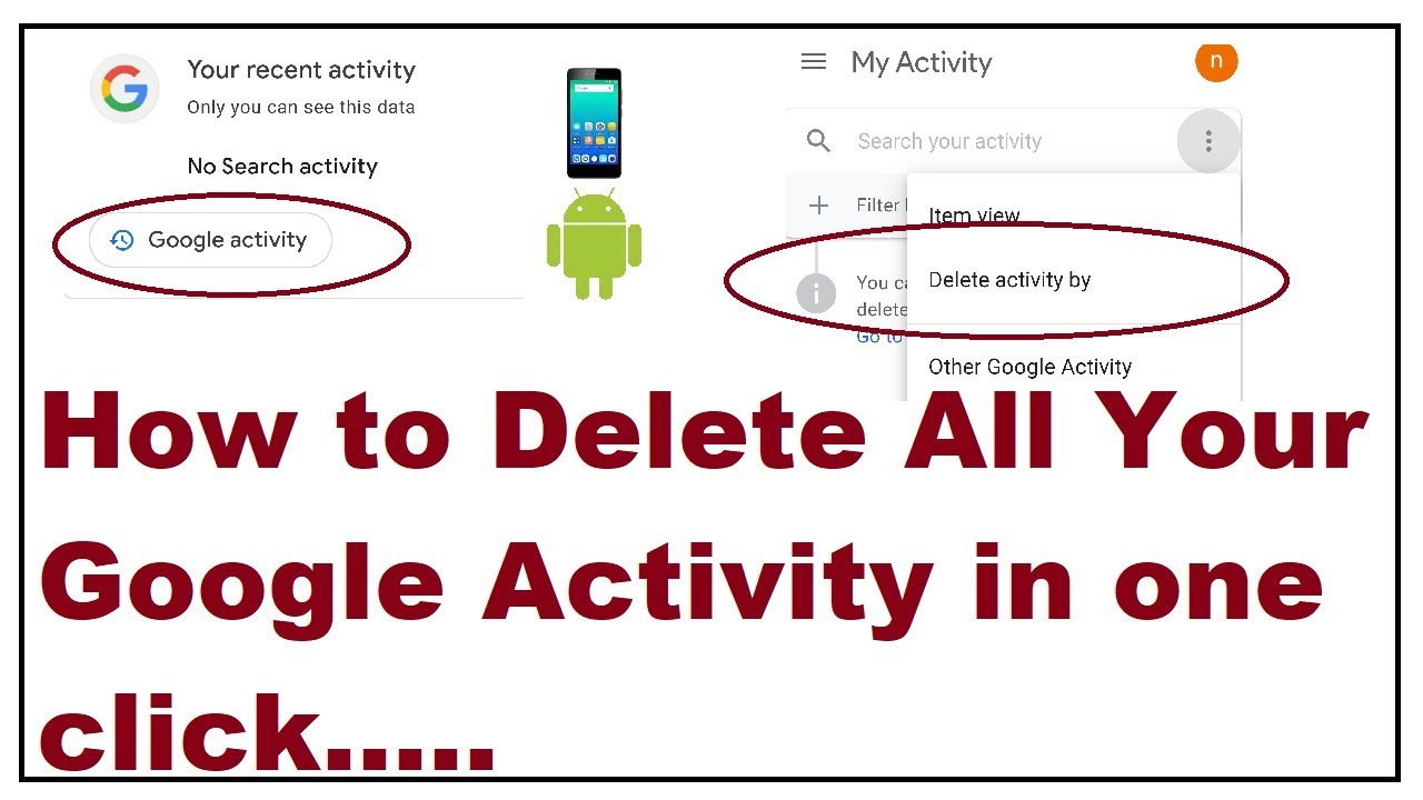 Google History Delete All My Activity Youtube