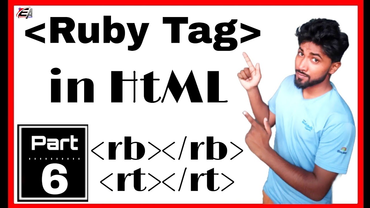 Ruby Tag In Html Rb Tag Rt Tag Design View Html Lec 6 Web