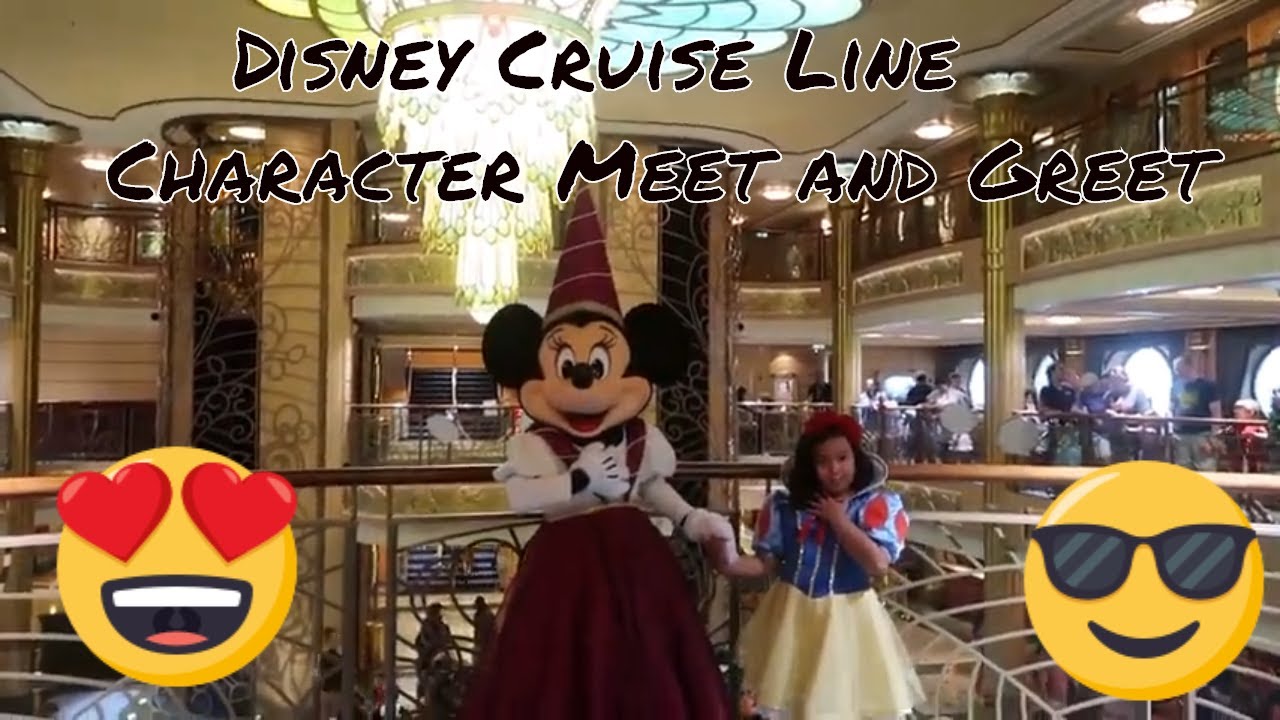 Disney Cruise Line Fantasy Ship Character Meet And Greet Youtube