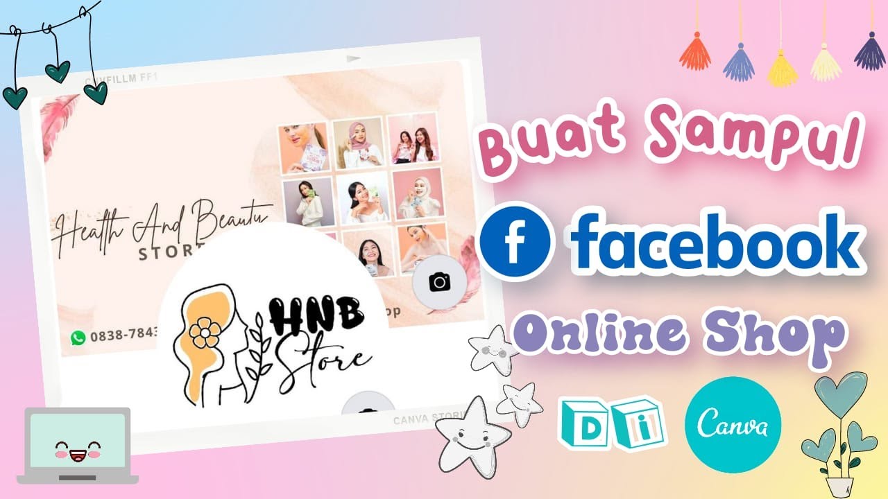 Buat Sampul Facebook Olshop Di Canva Youtube