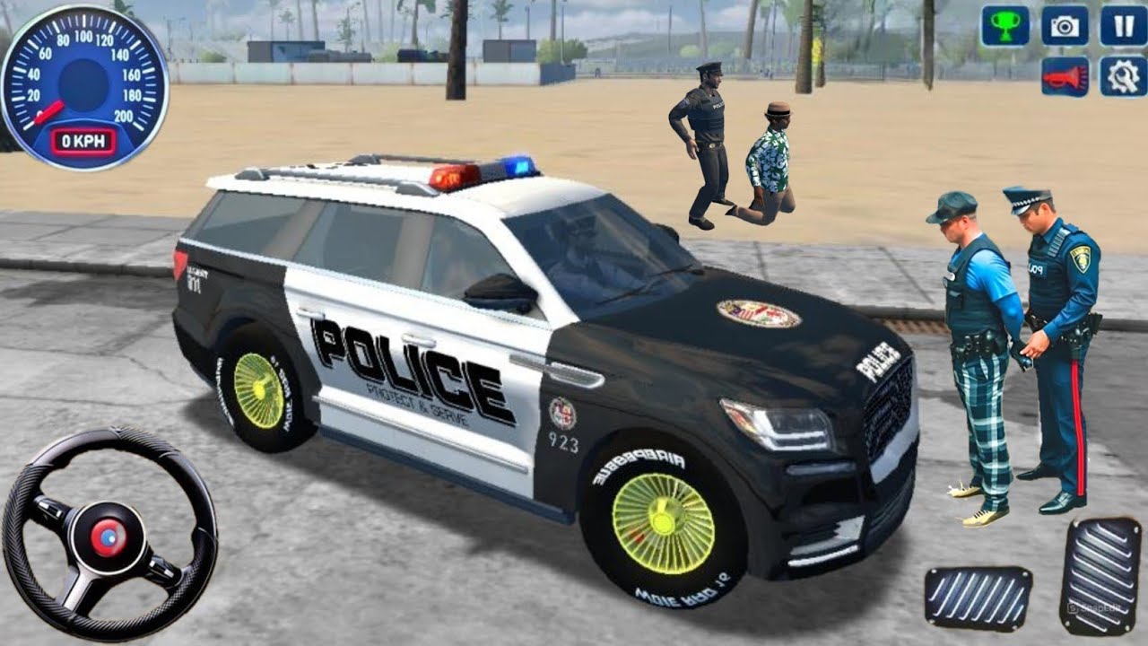 Police Car Chase Simulator 3d Real Cop Cars Driving Multi Storey