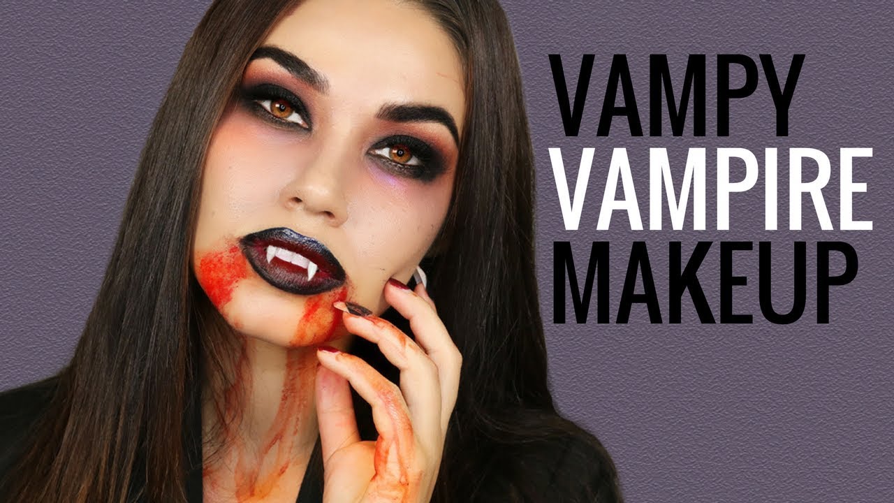 Vampire Halloween Makeup Tutorial Easy Diy Halloween Costume 2017
