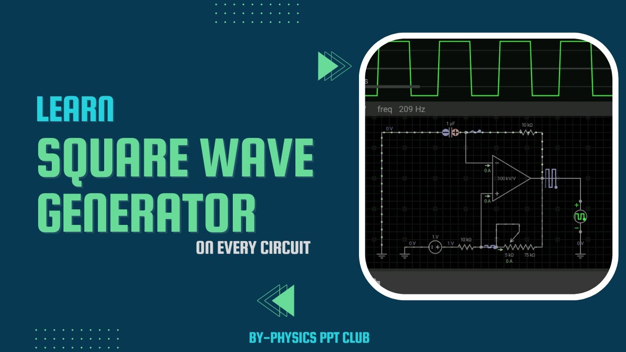Square Wave Generator Op Amp Physics Experiment Electronics V