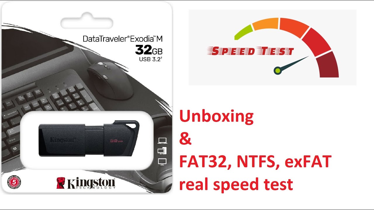 Kingston Exodia M Usb Flash Drive 32gb Unboxing Speed Test Read