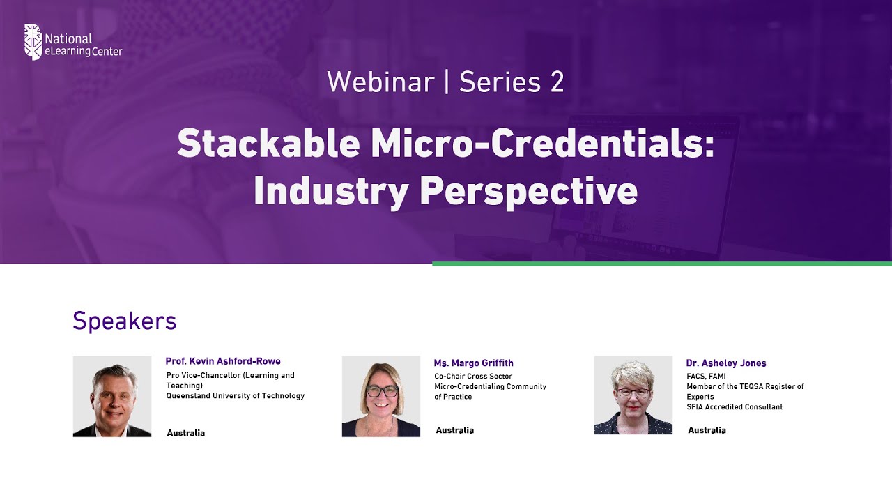 Webinar Stackable Micro Credentials Industry Perspective Youtube