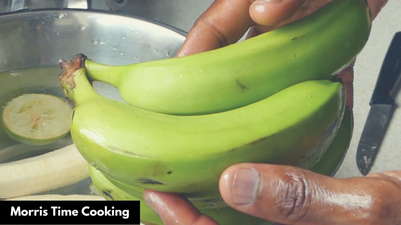 Easiest Way To Peel Green Bananas For Cooking Lesson 138 Morris