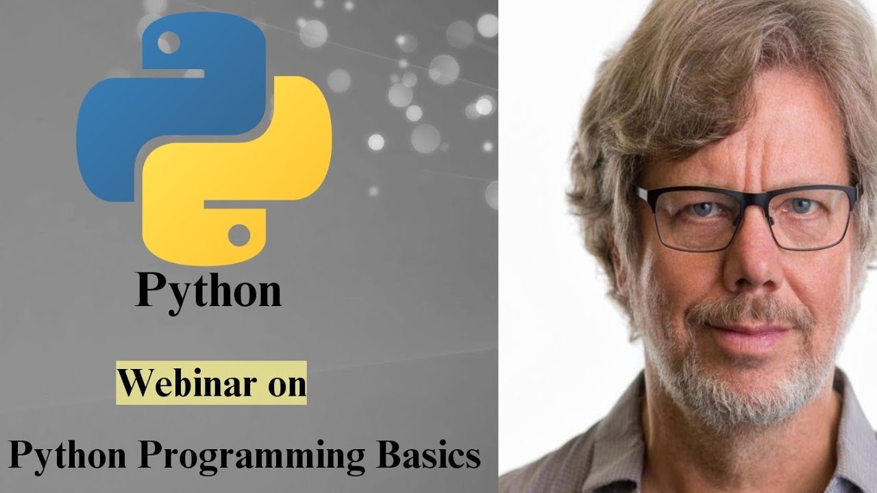Webinar On Python Programming Basics Youtube