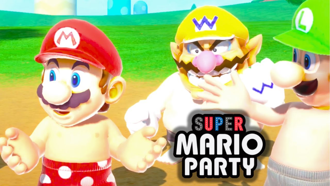 Super Mario Party Beach Party Pack Minigames All Characters Youtube
