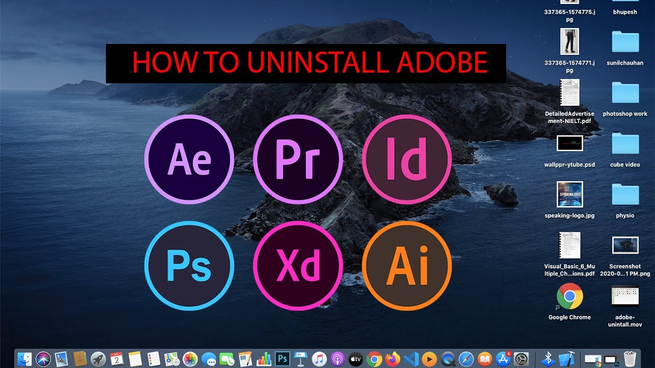 How To Completely Uninstall All Adobe Software On Macbook Youtube