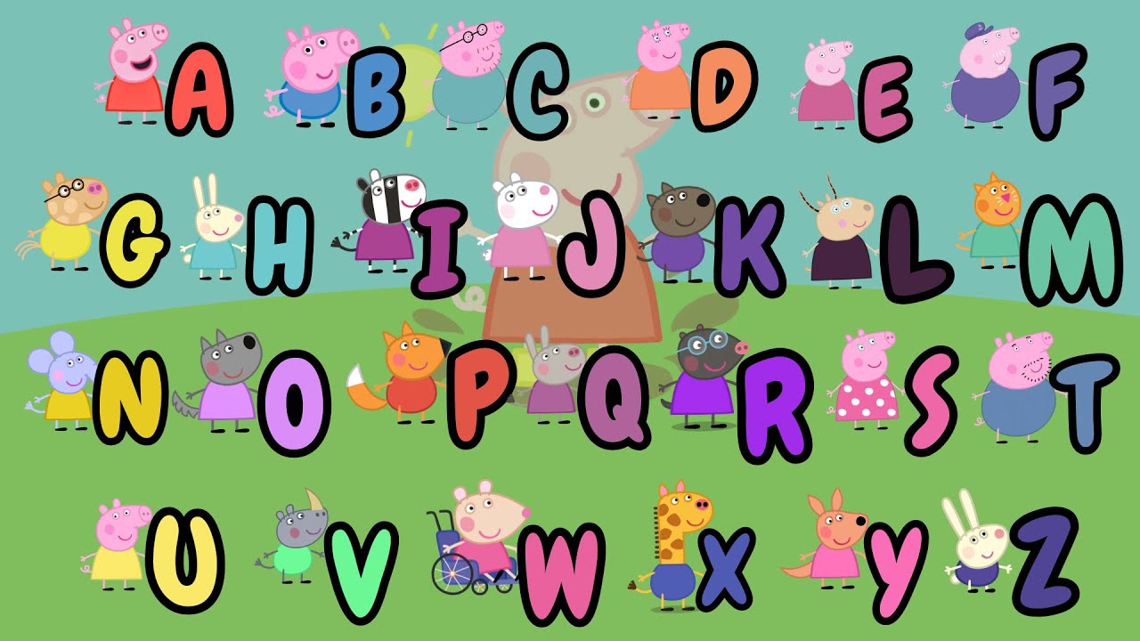 Peppa Pig Abc Phonics Songs Learn Abcs With Peppa Pig Fun Phonics Songs