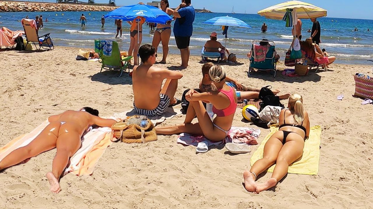 ёязкёязж тшая пtorrevieja Spain ёяпэя п Del Cura Los Naufragos Beach Walk 2023