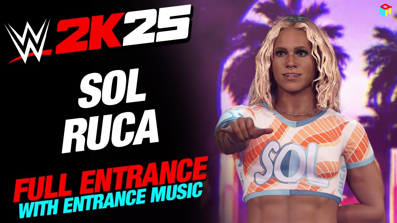 Sol Ruca Wwe 2k25 Entrance Wwe2k25 Sol Ruca Nxt Entrance With Music