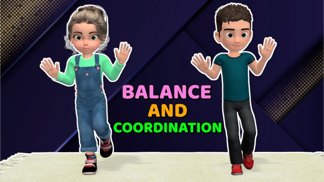 15 Minute Balance And Coordination Exercises For Kids Youtube