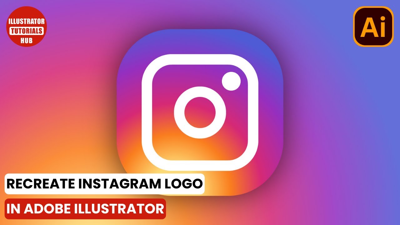 How To Make Instagram Logo In Illustrator Instagram Logo Adobe
