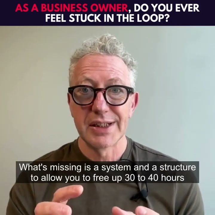 As A Business Owner Do You Ever Feel Stuck In The Loop Youtube
