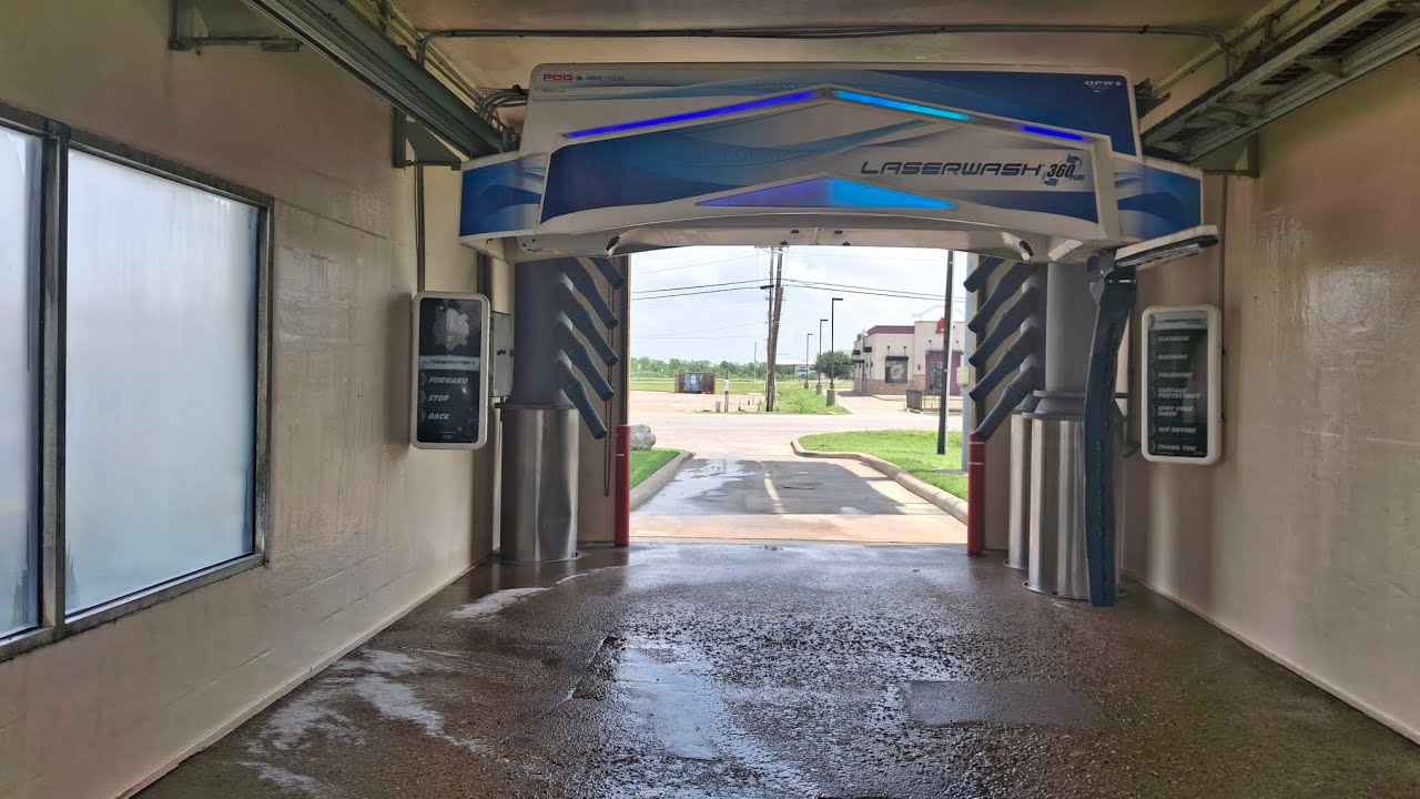 Pdq Laserwash 360 Plus At Mickey S Exxon Car Wash In Corsicana Texas