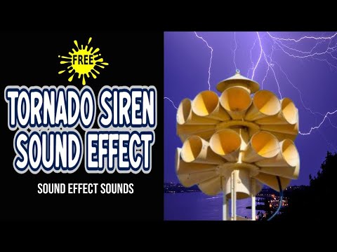 Tornado Siren Sound Effect Loud Siren Alarm Sounds Youtube