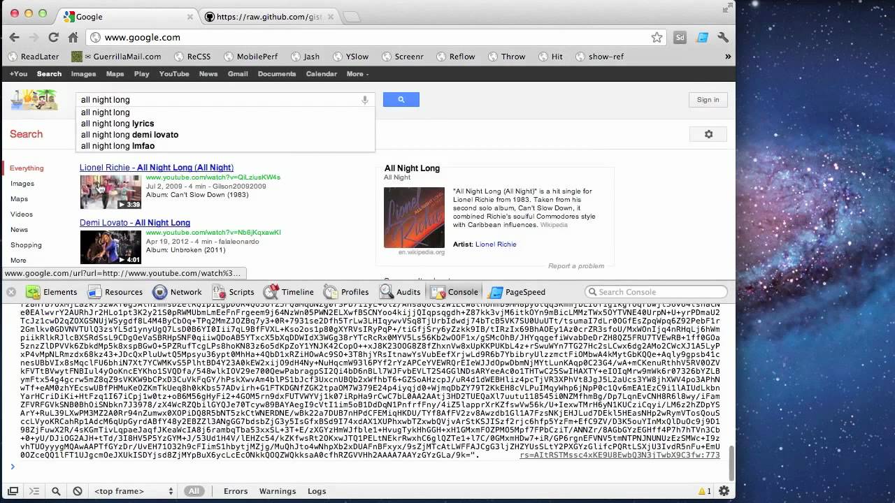 Using Bookmarklets Youtube