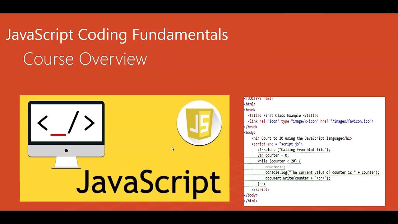 Javascript Coding Fundamentals Youtube