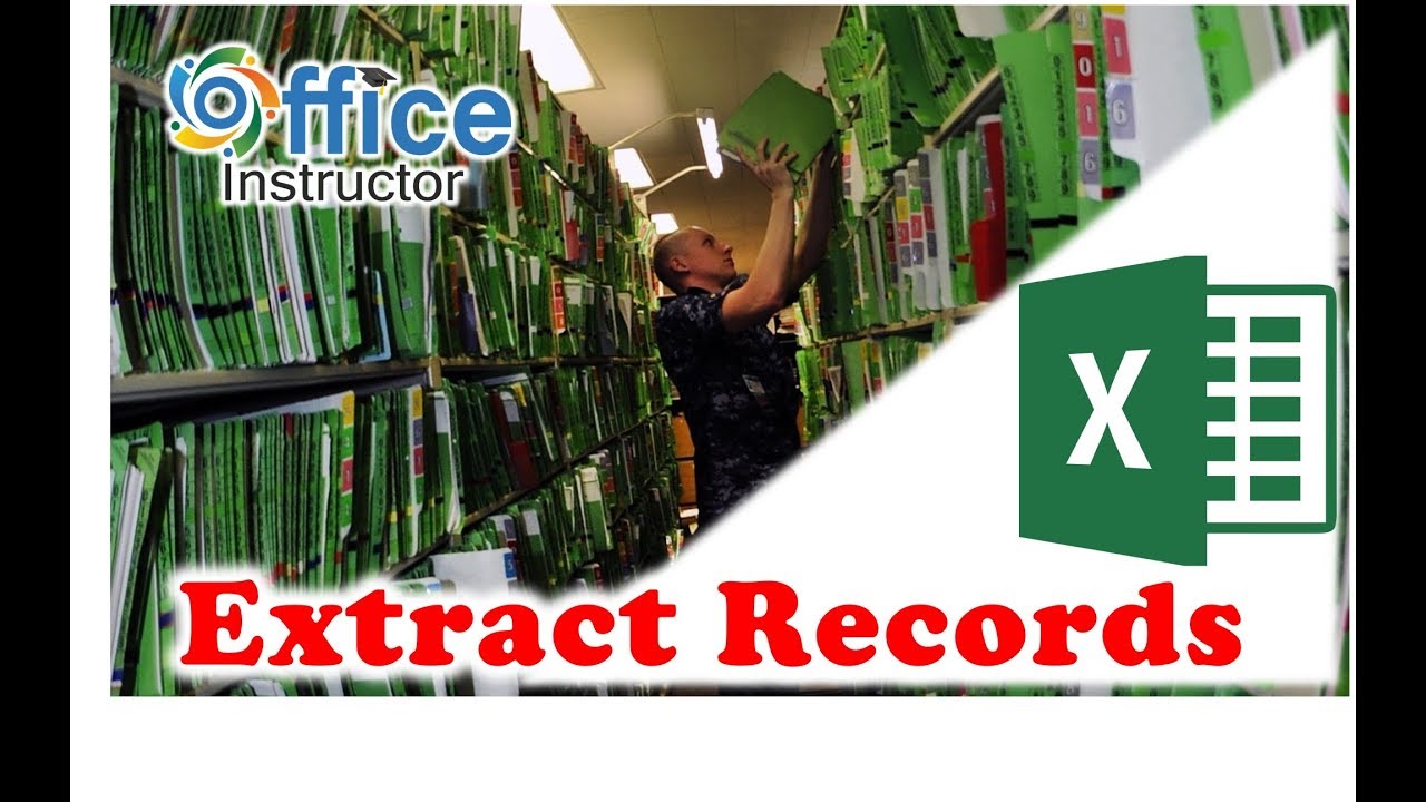 Extract Records Based On A Condition Youtube