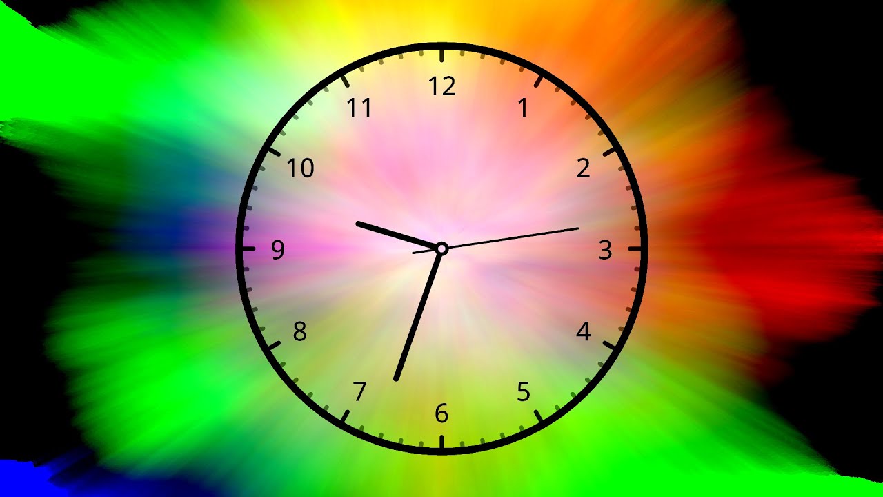 Analog Clock With Javascript Html5 Canvas Tutorial Youtube