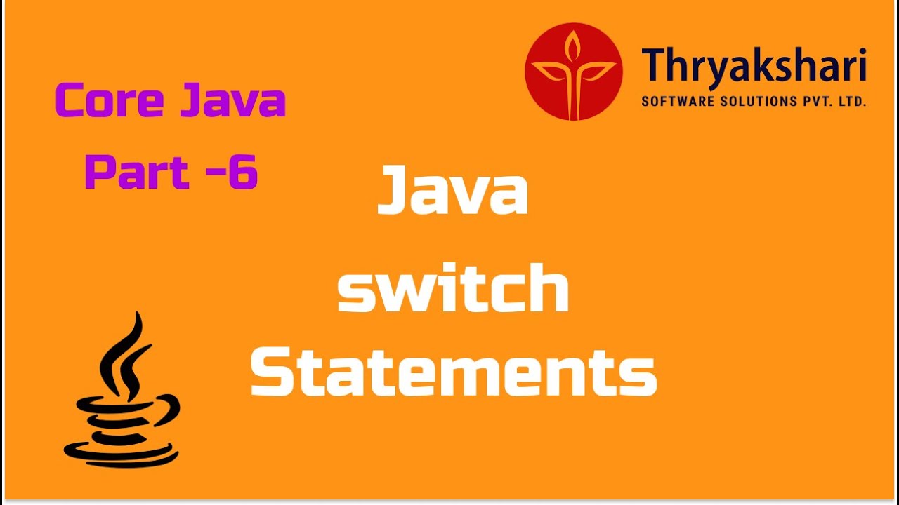 Java Switch Statements Youtube