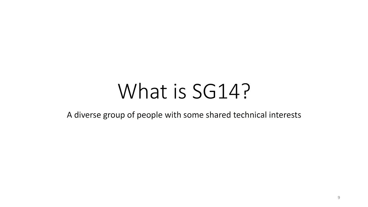 Things Happening In Sg14 Patrice Roy Cppcon 2023 Youtube