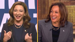 Vice Pres Harris Reacts To Maya Rudolph S Impression Of Her On ...
