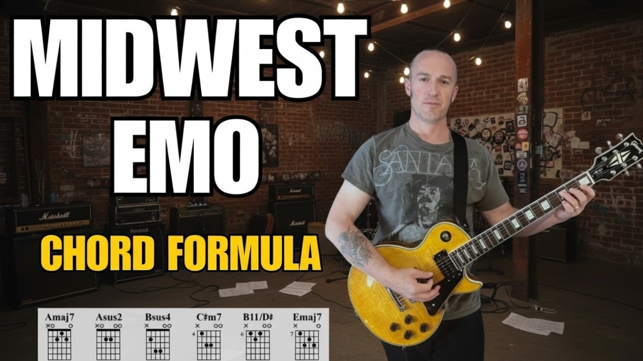 Essential Midwest Emo Chords For Guitar Players Everywhere Youtube