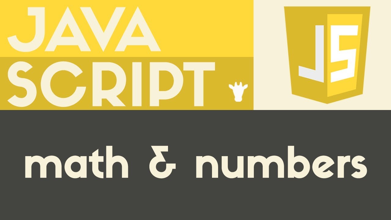 Math Numbers Javascript Tutorial 8 Youtube