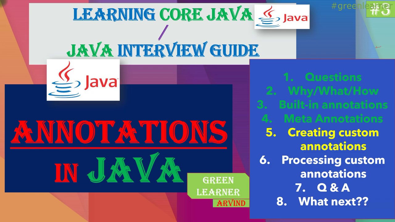 3 Annotations In Java Creating Custom Annotations In Java Green