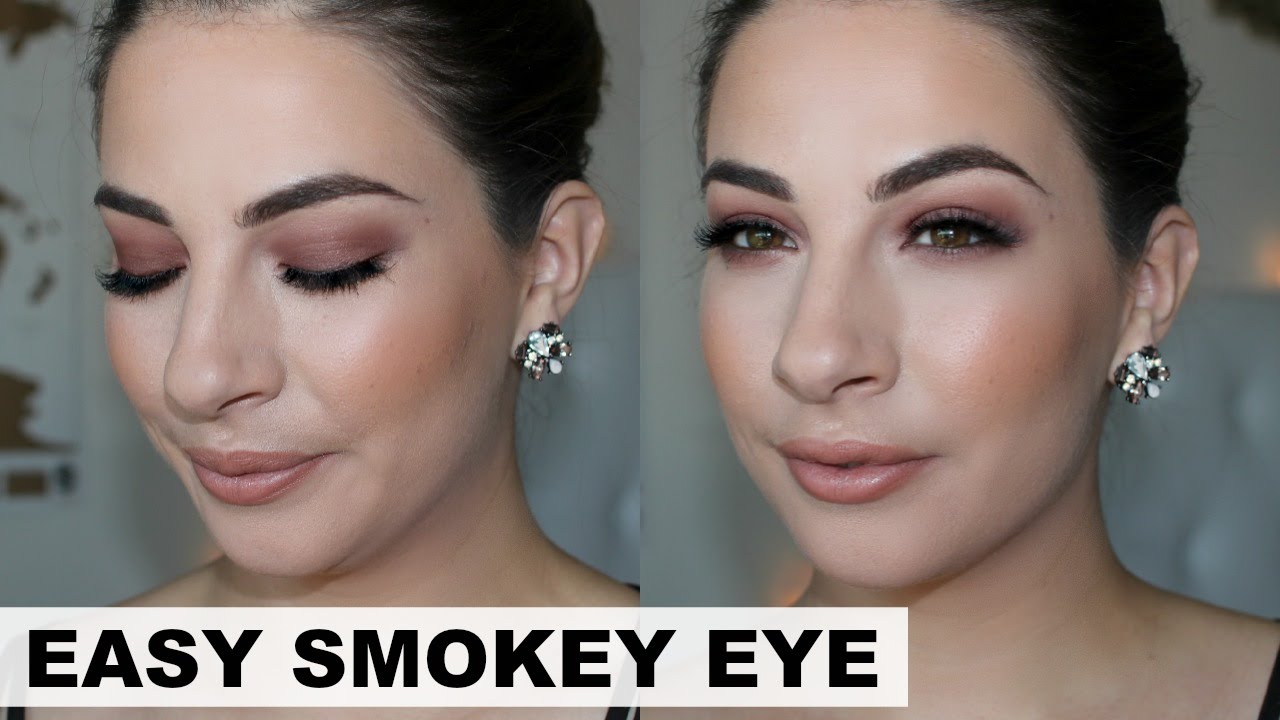 Easy Smokey Eye Tutorial Youtube