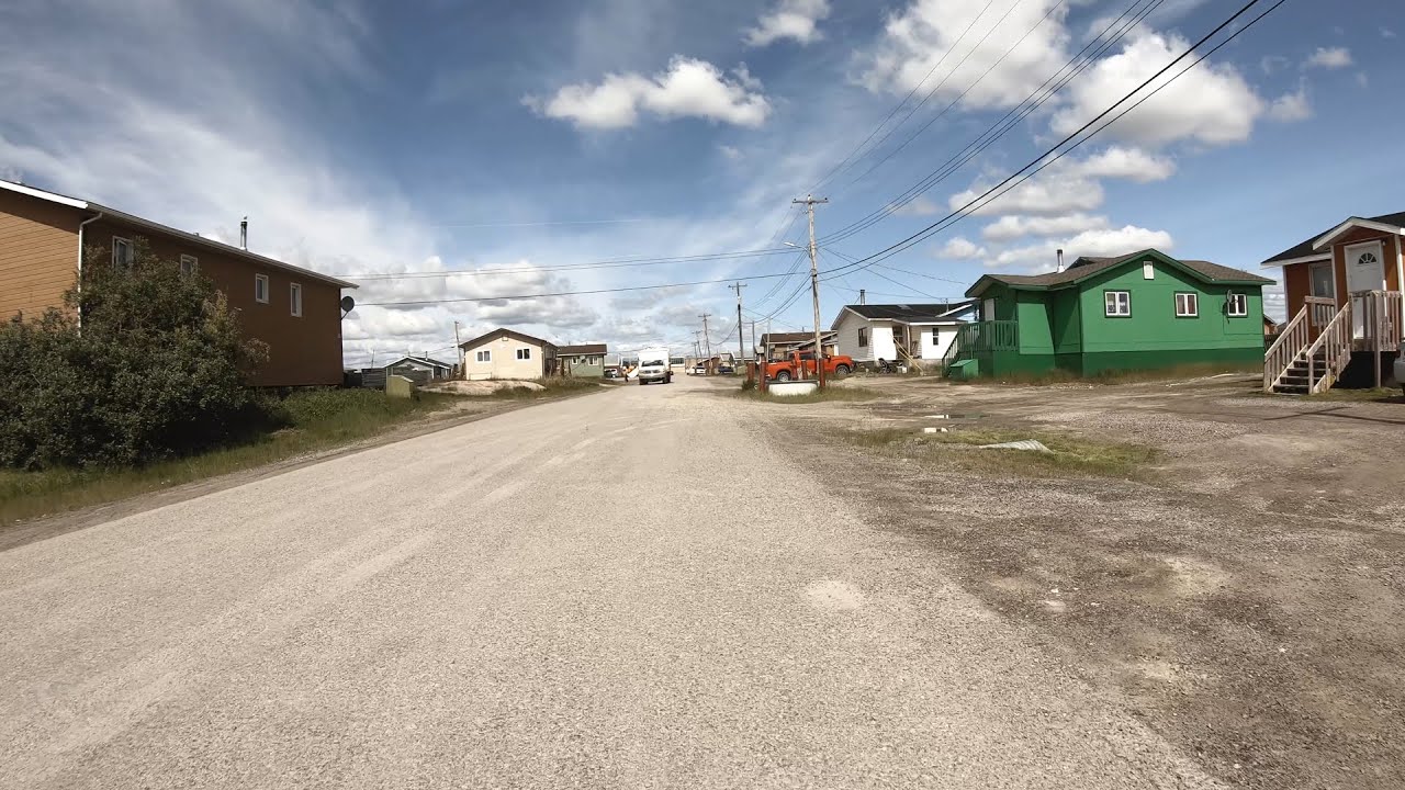 Driving Around Rae Behchokﾇｫﾌ Northwest Territories Youtube