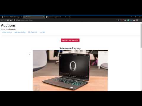 Cs50w Commerce Youtube