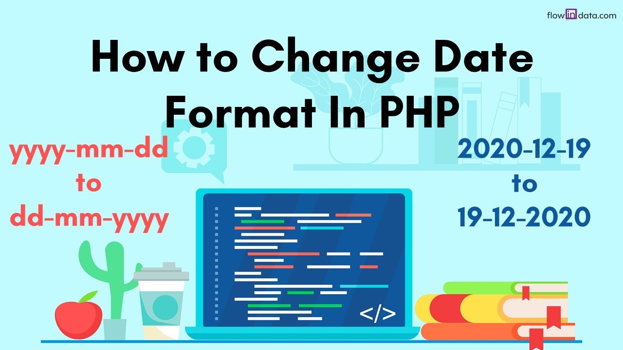 How To Convert Date Format In Php Youtube